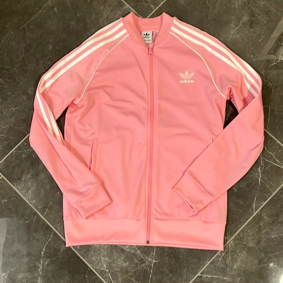 adidas Originals | Jackets & Coats | Adidas Originals Pink Track Jacket ...